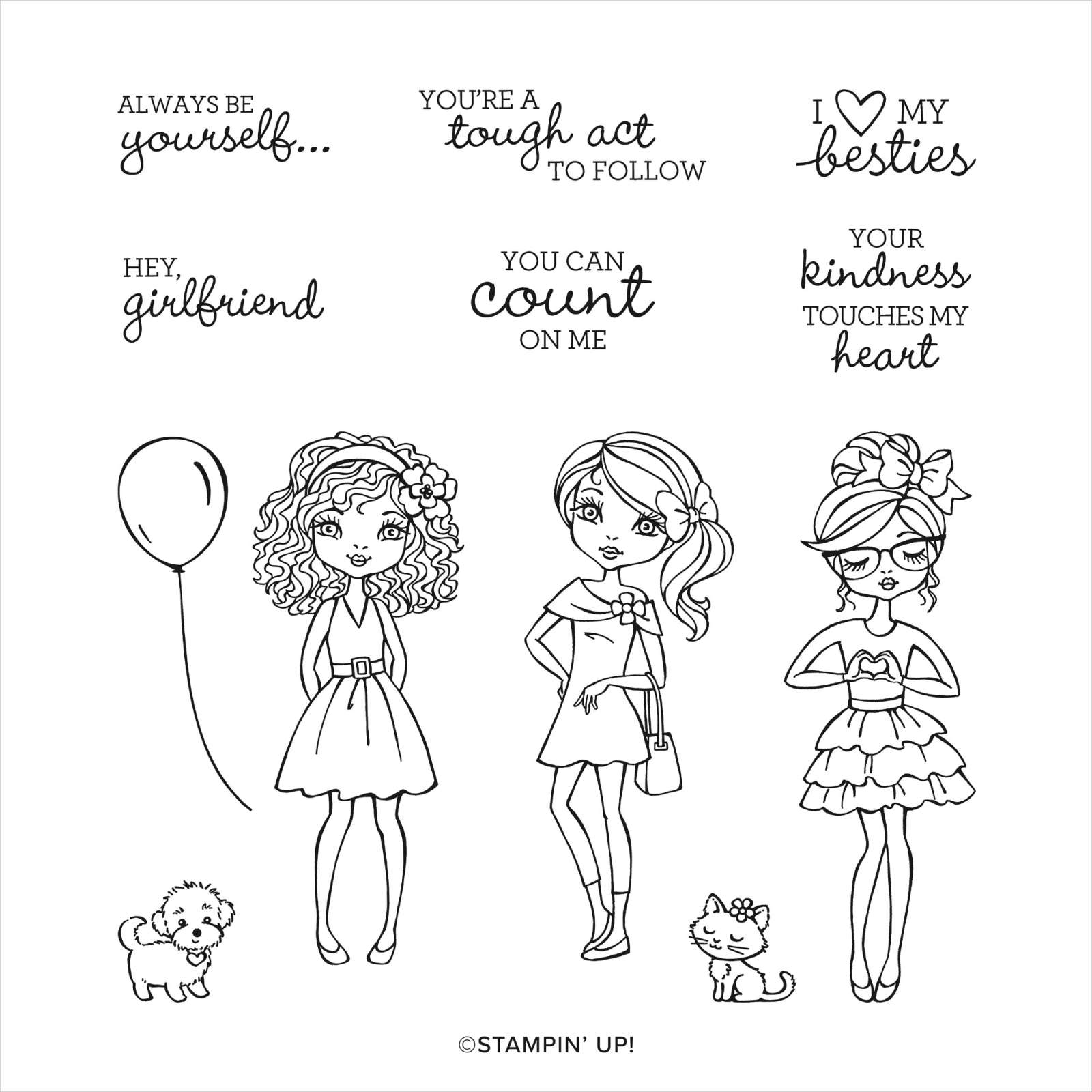 Hey Girlfriend | Stamp, Scrap & Create with Me