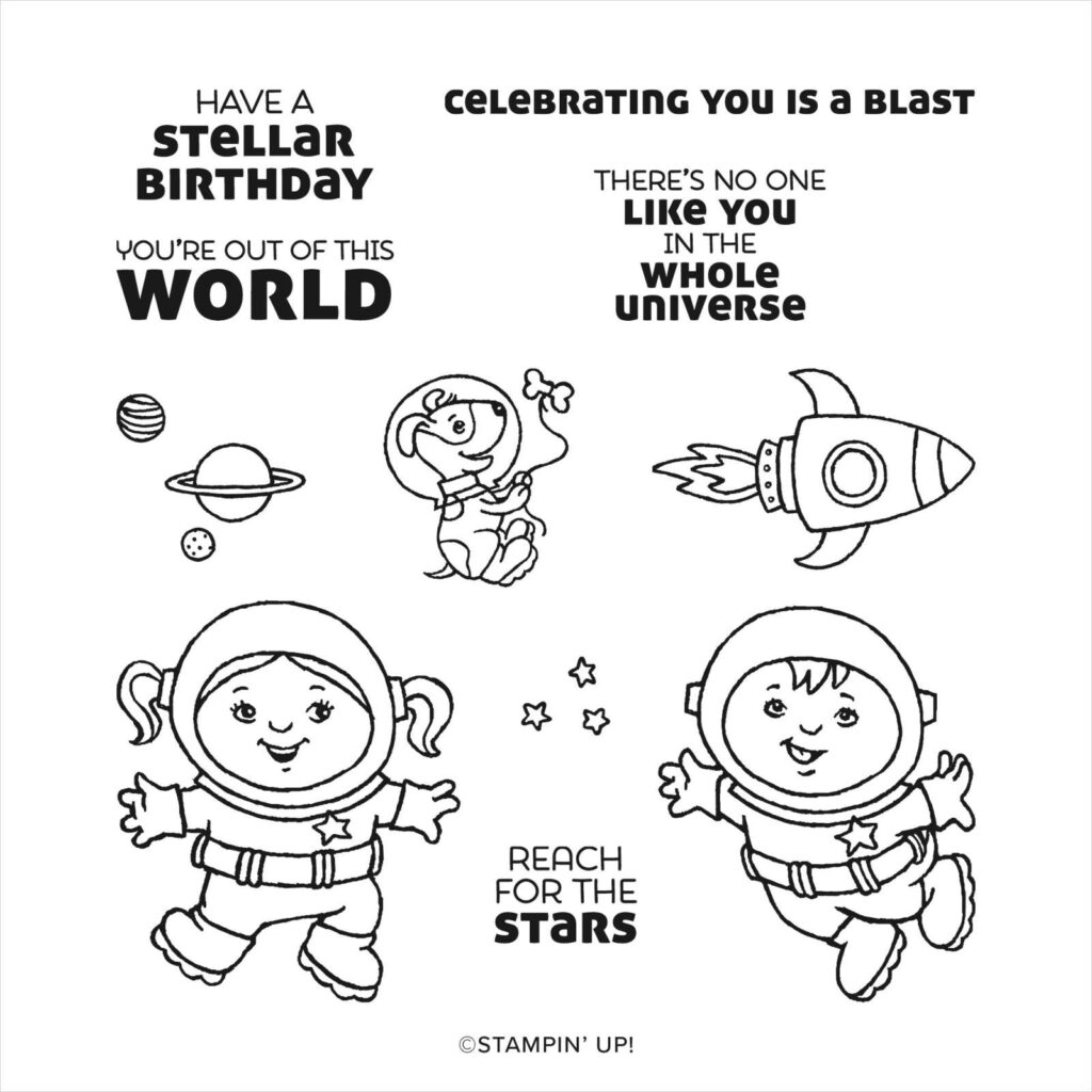 Stellar Birthday | Stamp, Scrap & Create with Me