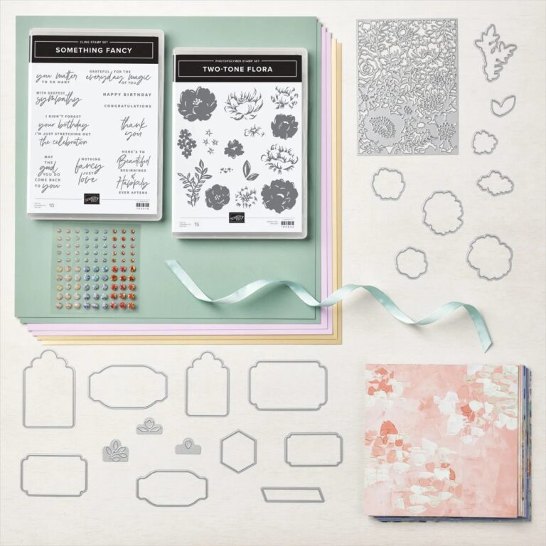 Soft and lovely Fancy Floral | Stamp, Scrap & Create with Me