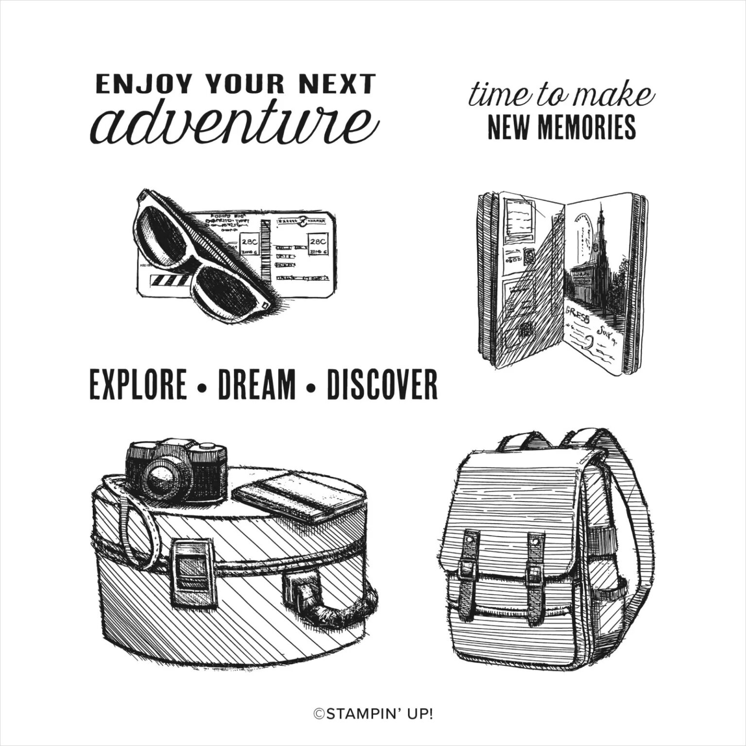 Next Destination | Stamp, Scrap & Create with Me